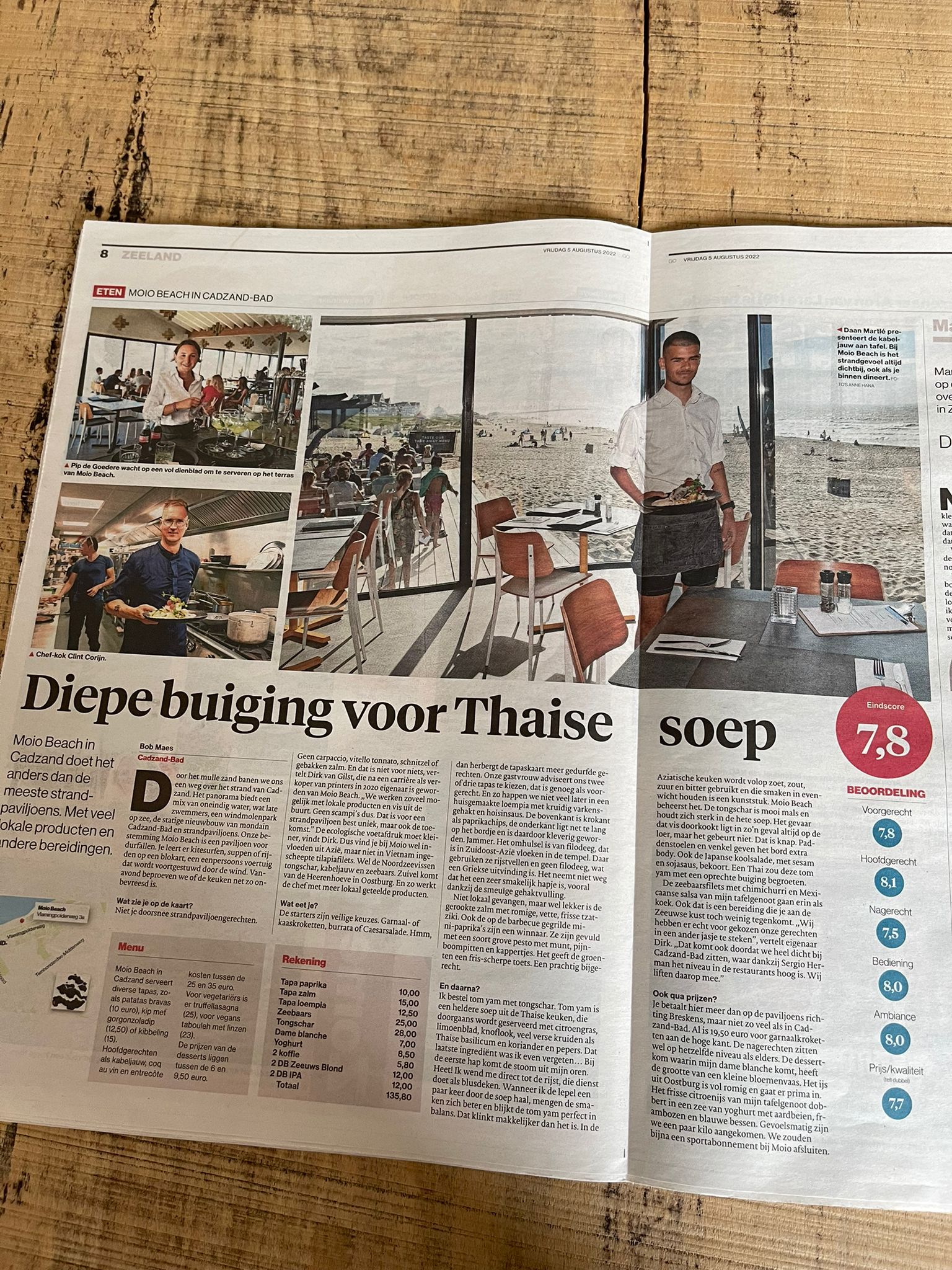 Diepe buiging vanuit de PZC | Moio Beach